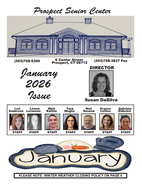 January 2026 Senior Center Newsletter - Town of Prospect